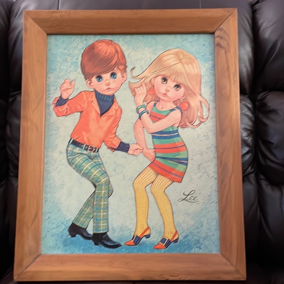 Lee | Art | Vintage 6s Lee Mod Go Go Dancer Picture | Poshmark